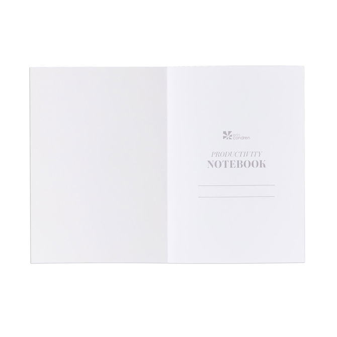 Minimal Productivity Graph B6 Notebook | Erin Condren