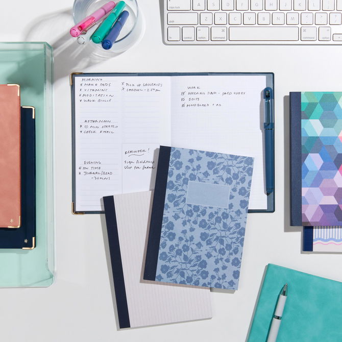 Minimal Productivity Graph B6 Notebook | Erin Condren
