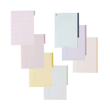 Earth Tones Functional Tabbed Sticky Notes Booklet | Erin Condren