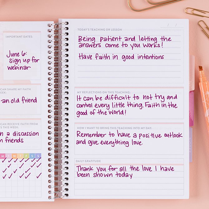 Believe A5 Daily Faith Journal | Erin Condren