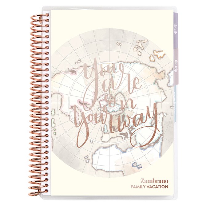 A5 Travel Journal Vacation Planner | Erin Condren