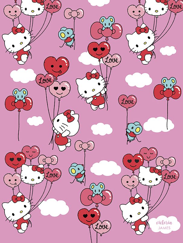 Hello Kitty Balloons Covers | Erin Condren