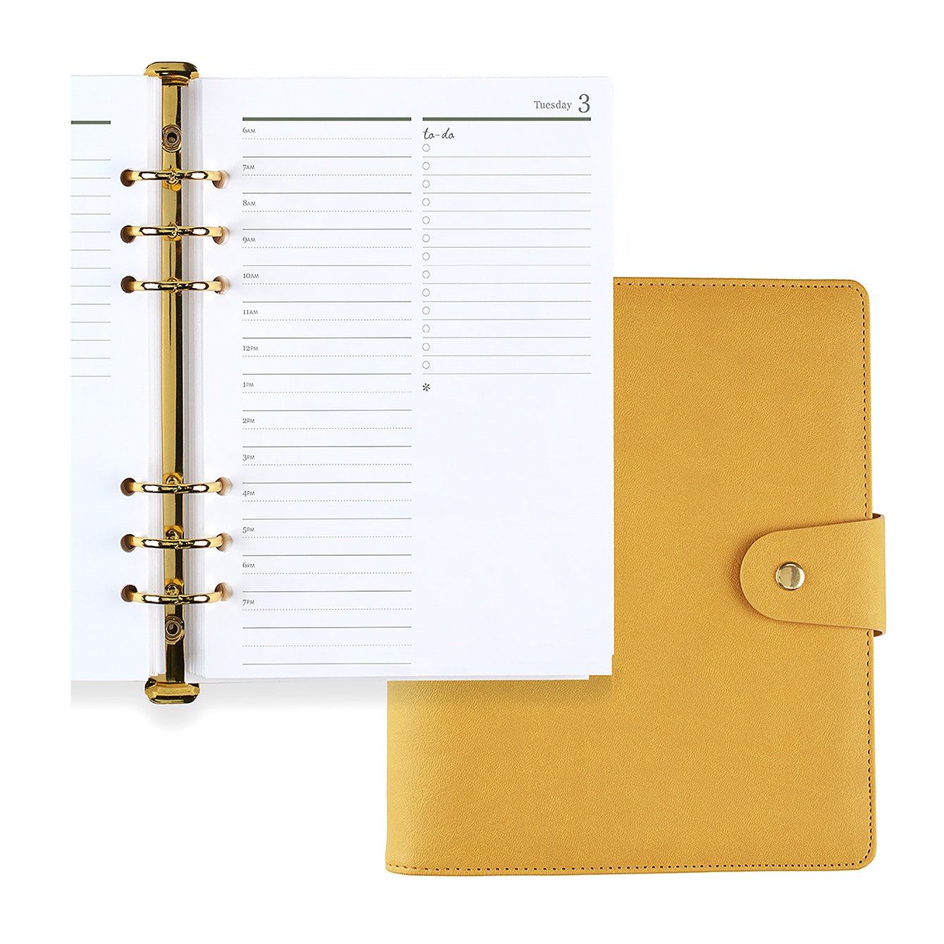 Marigold A5 Daily LifePlanner™ Ring Agenda | Erin Condren