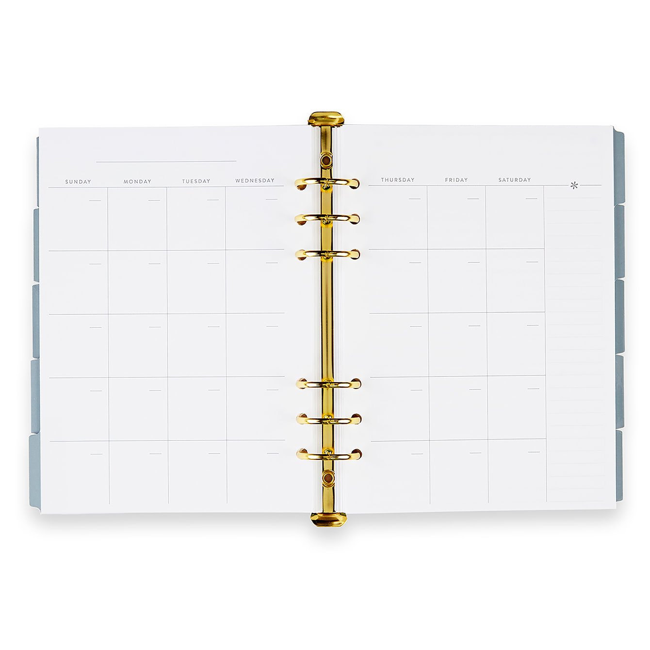 A5 Undated Daily Planning Ring Agenda Inserts - Daily Planner Refills ...