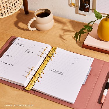 A5 Daily Planning Ring Agenda Inserts | Ring Agenda