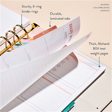 A5 Daily Planning Ring Agenda Inserts | Ring Agenda