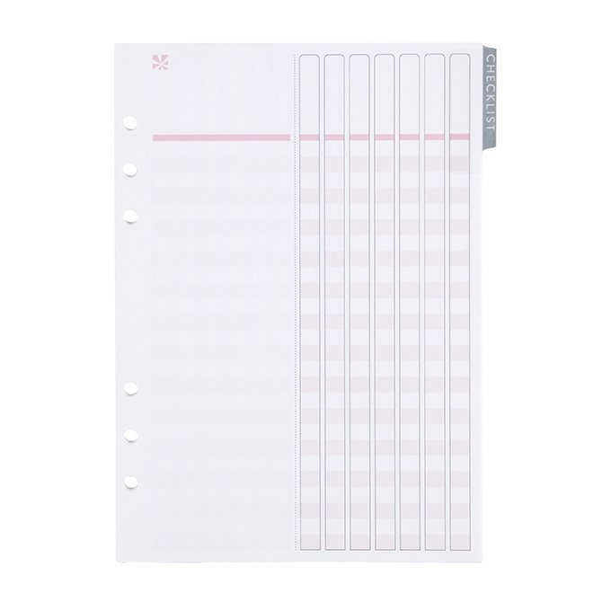 Checklist Pages A5 Ring Agenda Inserts | Erin Condren