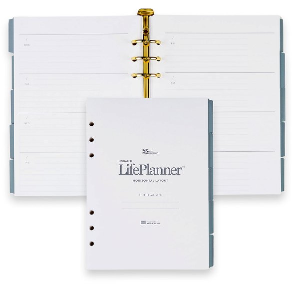 weekly planner undated