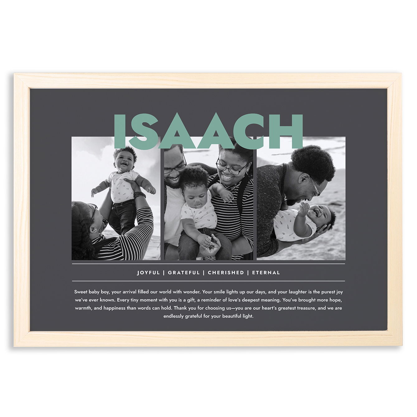 Memory Tribute Collage Framed Photo | Custom Wall Art - Erin Condren