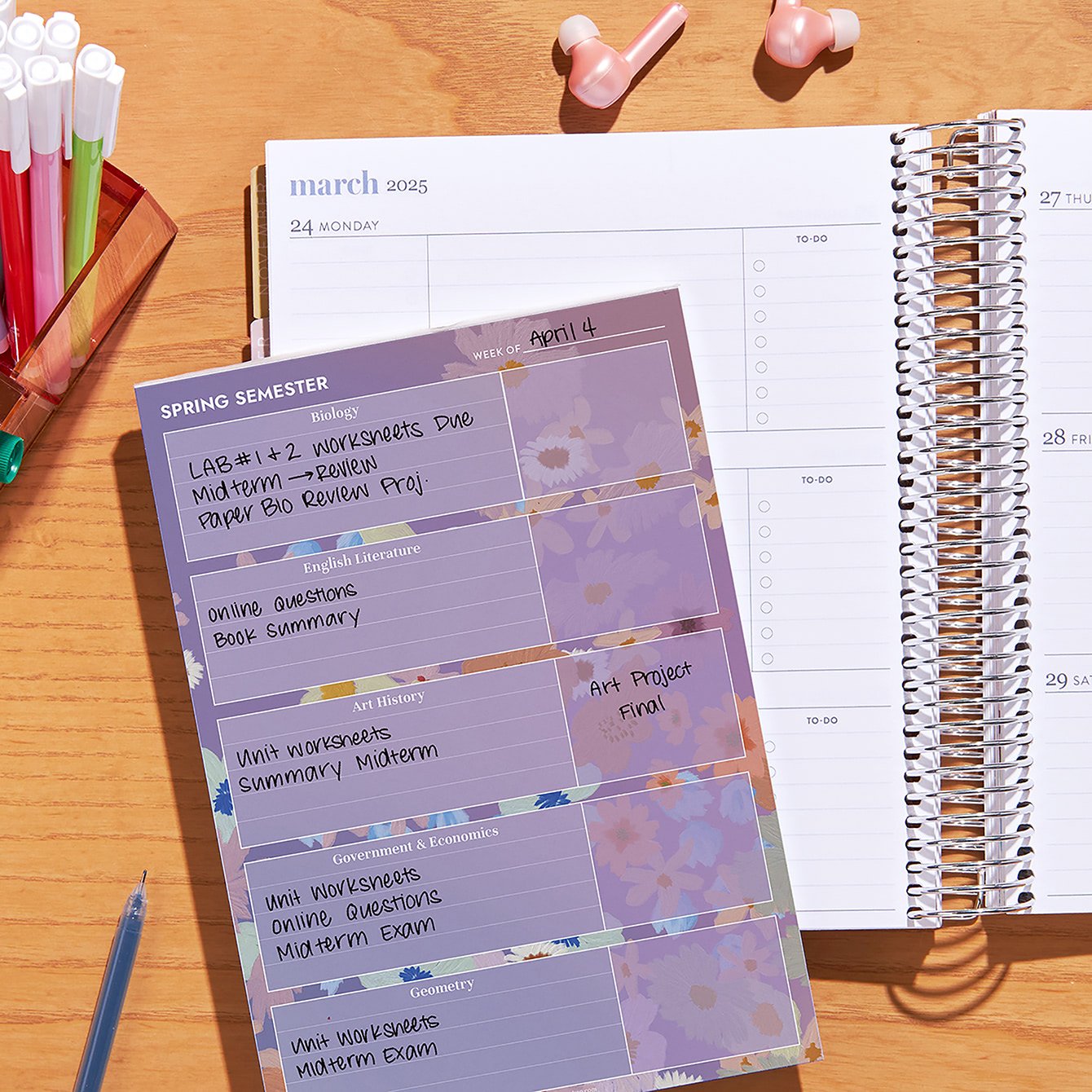 Customizable Weekly Planning Notepad | Erin Condren