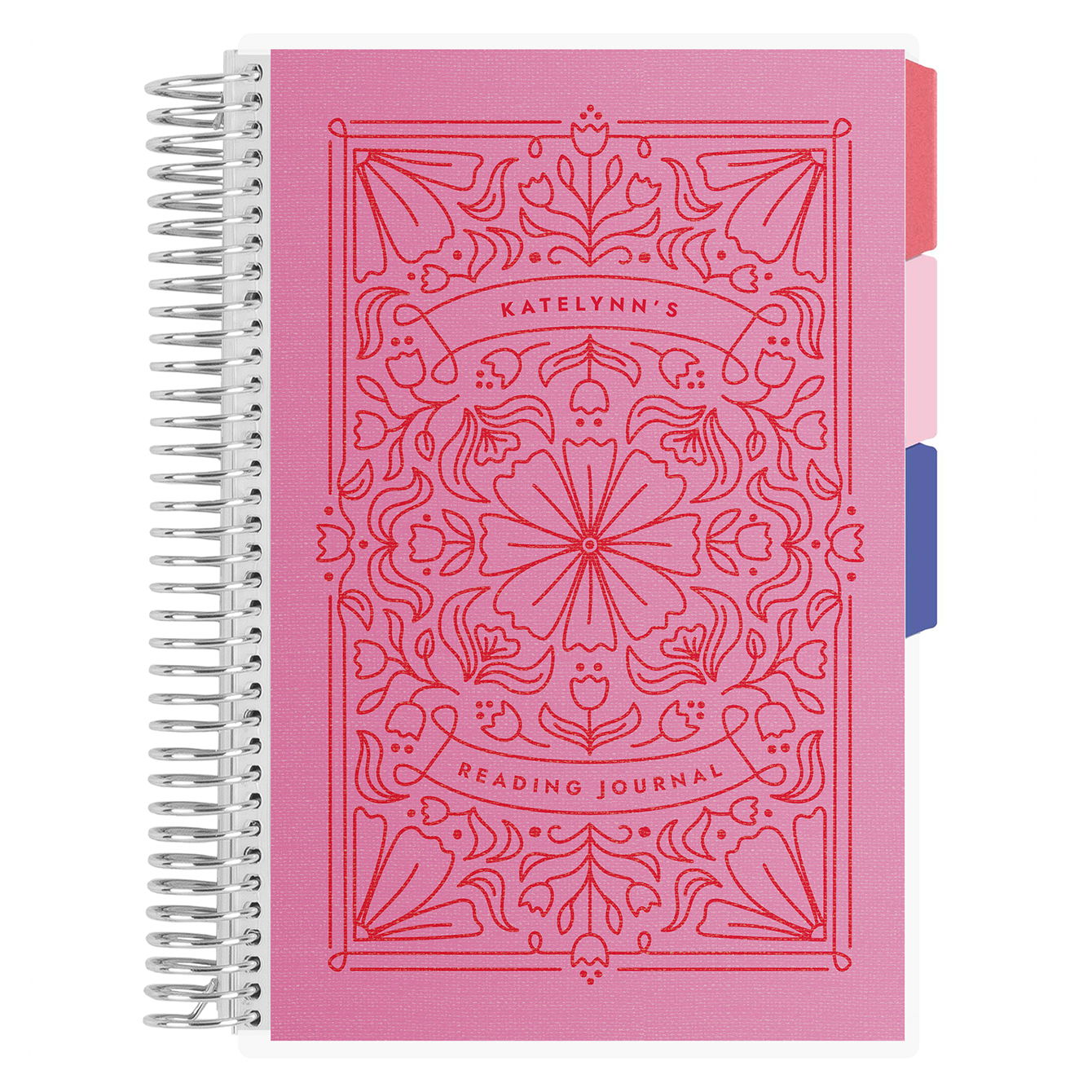 Storybook Rosette A5 Book Lovers Reading Log and Journal | Erin Condren
