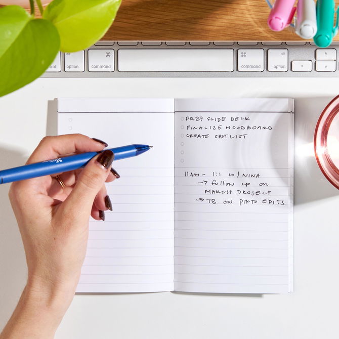 Salmon Pocket Notebook | Erin Condren