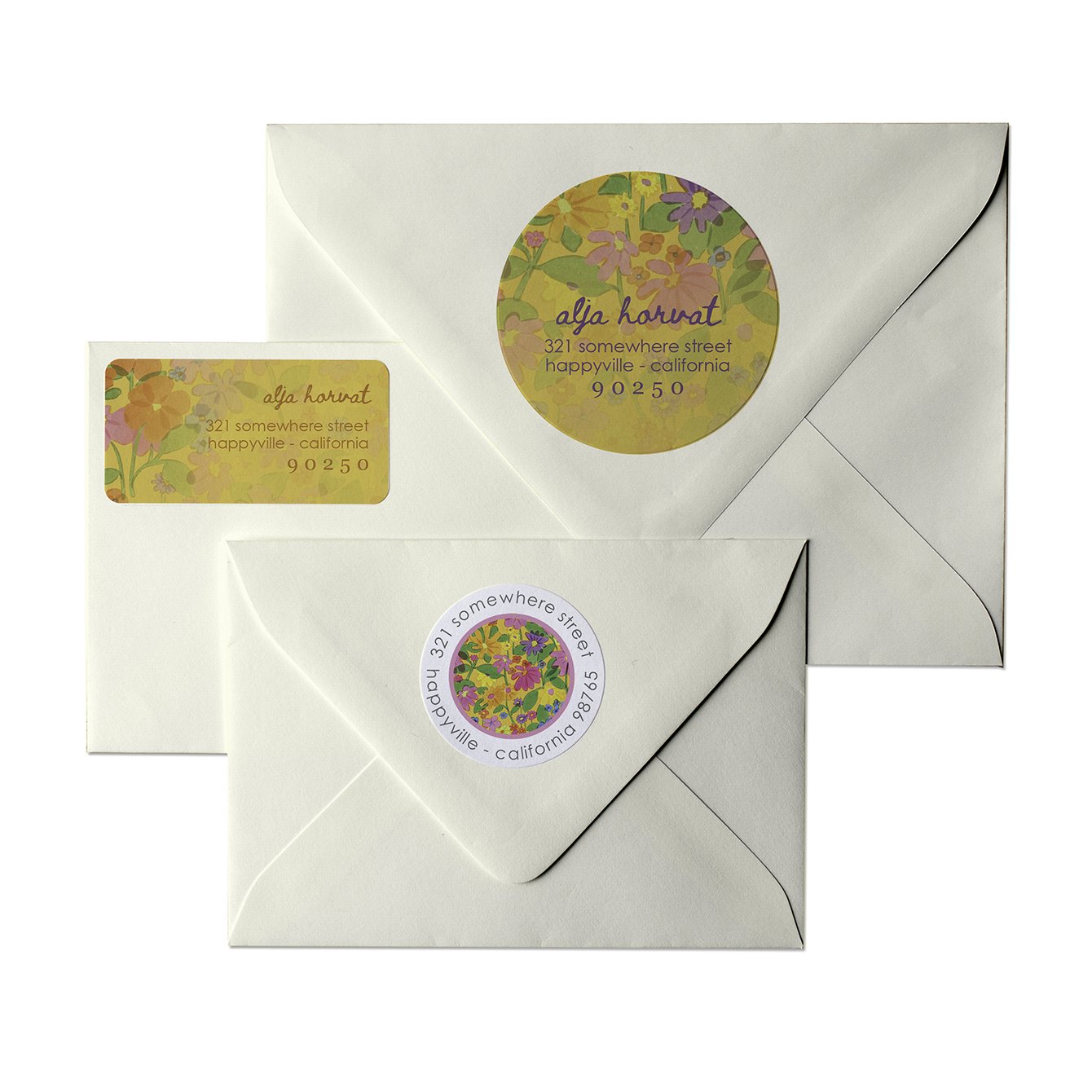 Alja Horvat Summer Return Address Labels | Erin Condren