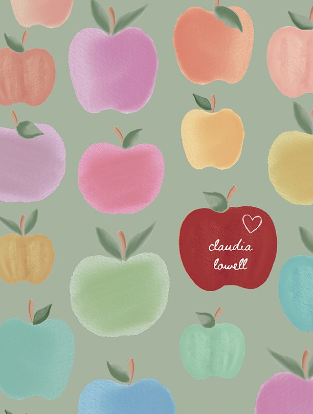 Rainbow Apples Covers | Erin Condren