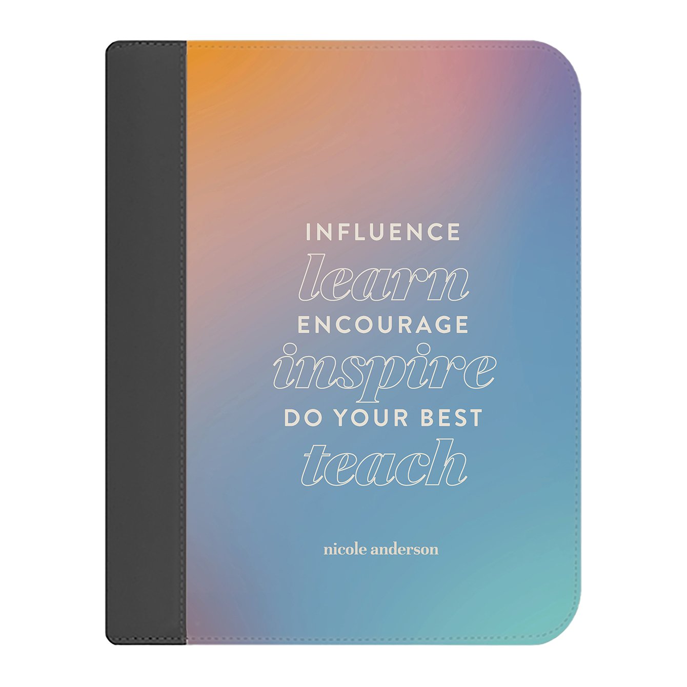 Large Learn Inspire Teach Stand Up Folio | Erin Condren