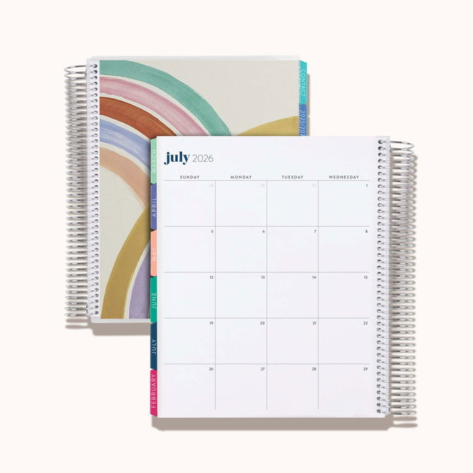 Painted Rainbow Teacher Planner & Lesson Planner Book | Erin Condren