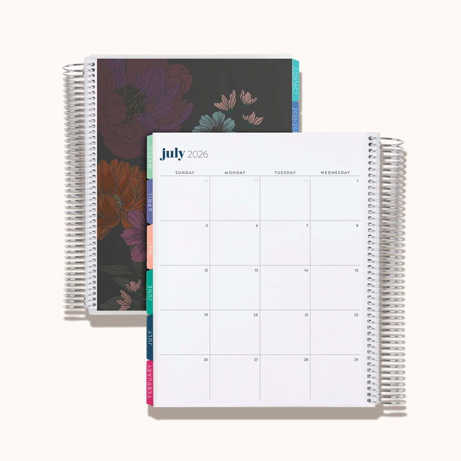 Autumn Wildflowers Teacher Lesson Planner | Erin Condren