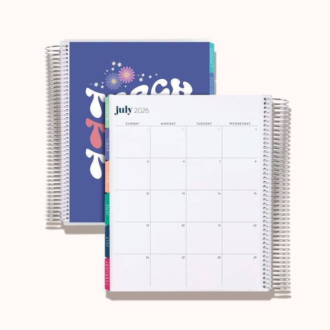Teach Colorful Teacher Lesson Planner - copy | Erin Condren