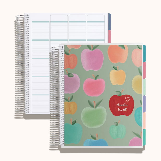 Rainbow Apples Homeschool Planner | Erin Condren