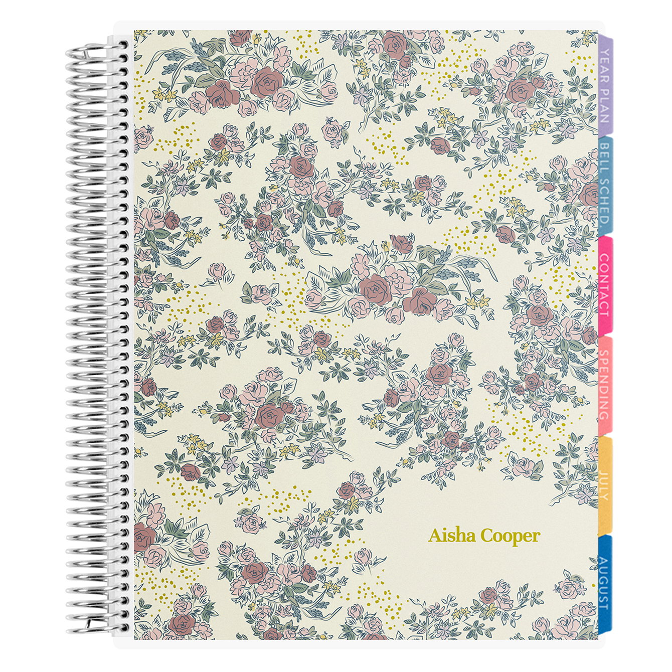 Metallic Toile Teacher Lesson Planner | Erin Condren