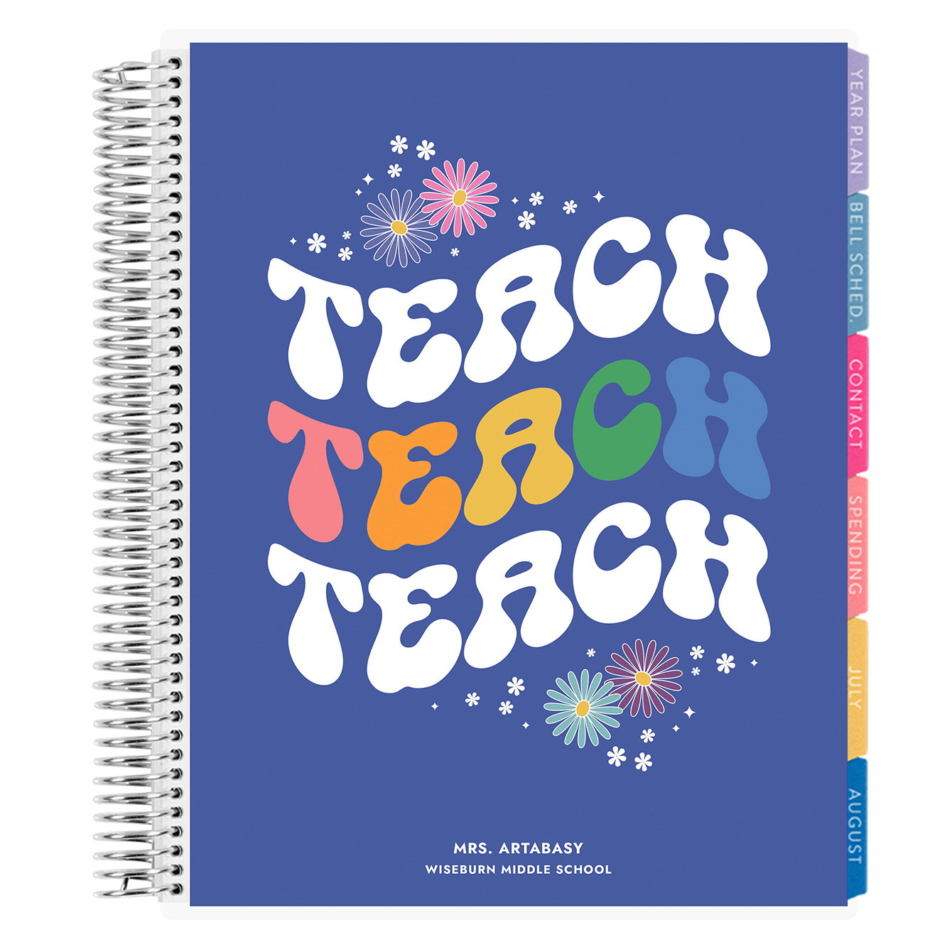 Teach Colorful Teacher Lesson Planner - copy | Erin Condren