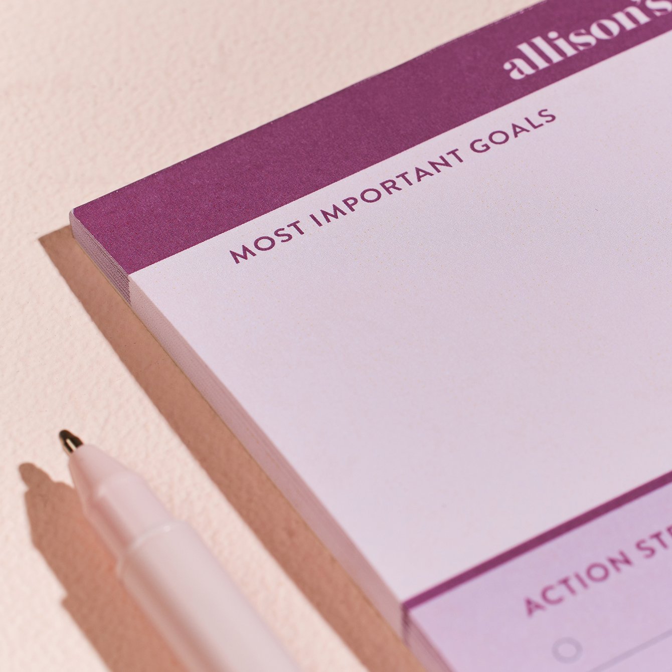 Weekly Goals Notepad | Erin Condren