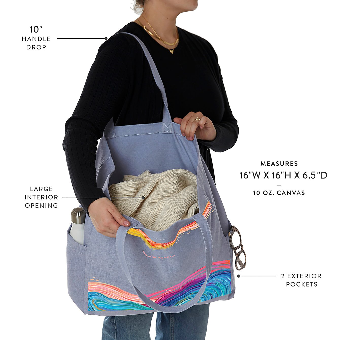 Evolve Canvas Pocket Tote Bag | Erin Condren