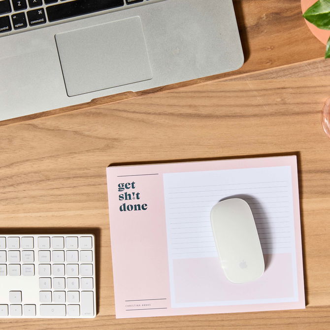 Mantra Custom Mouse Pad Notepad | Erin Condren