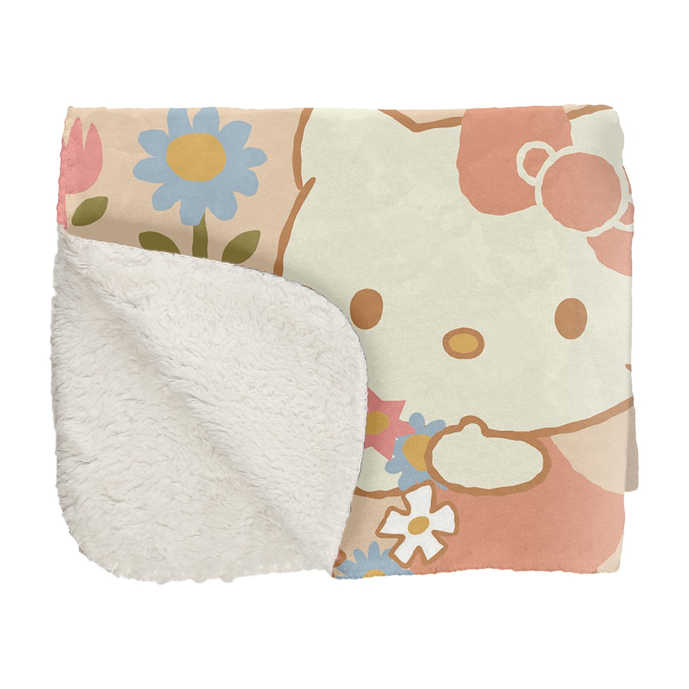 Hello Kitty Kindness Grows from Within Sherpa Throw | Erin Condren