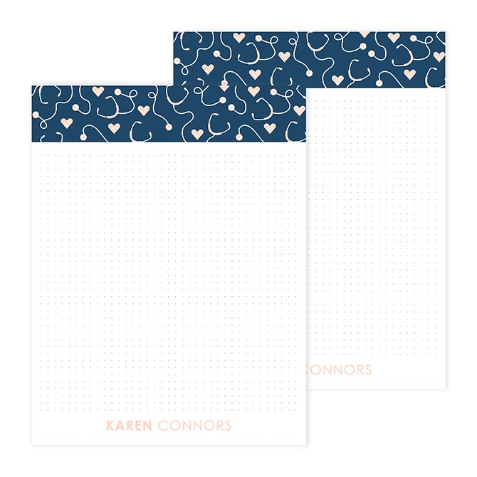 Stethoscope Notepad 2pk | Erin Condren
