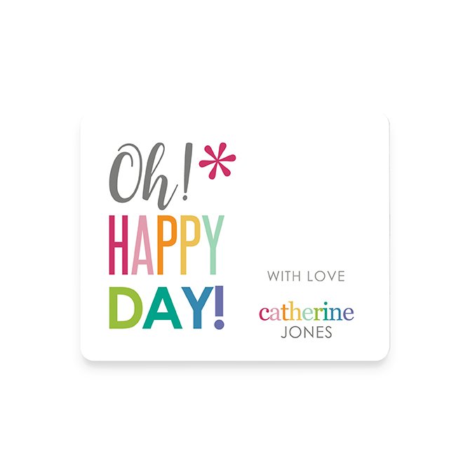 Happy Day Gift Labels | Erin Condren