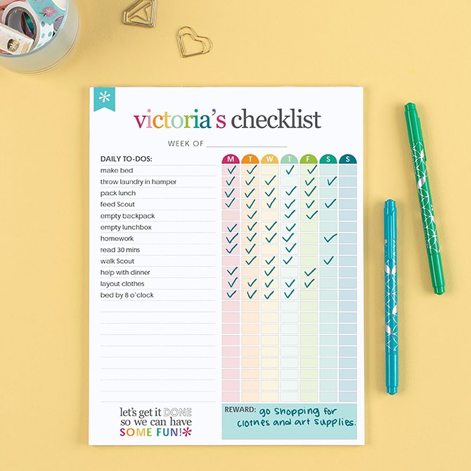 Checklist Notepad | Erin Condren