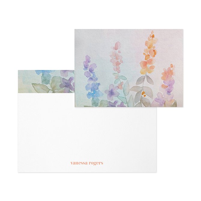 Watercolor Meadow Personalized Stationery | Erin Condren