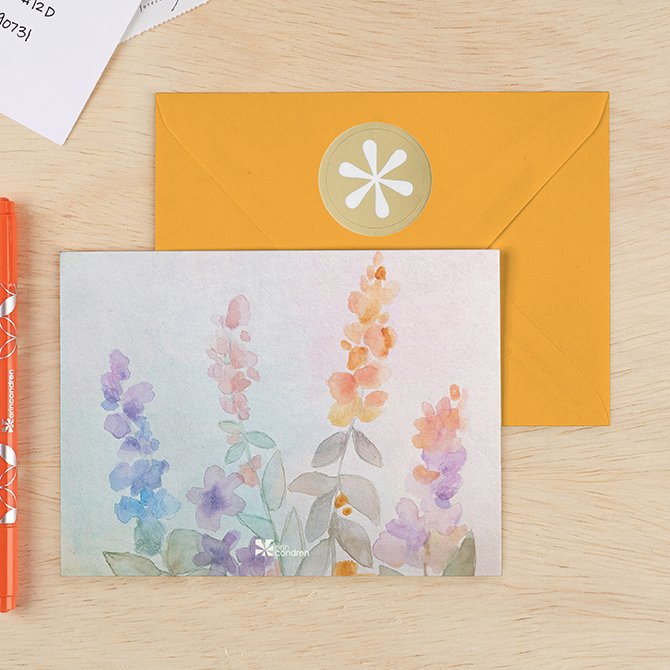 Watercolor Meadow Personalized Stationery | Erin Condren