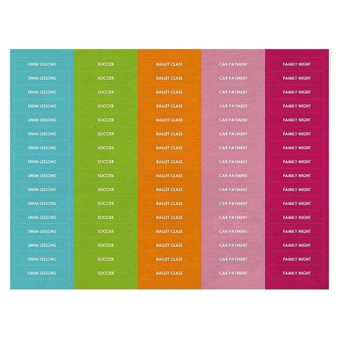 Customizable Hourly Event Stickers | Erin Condren