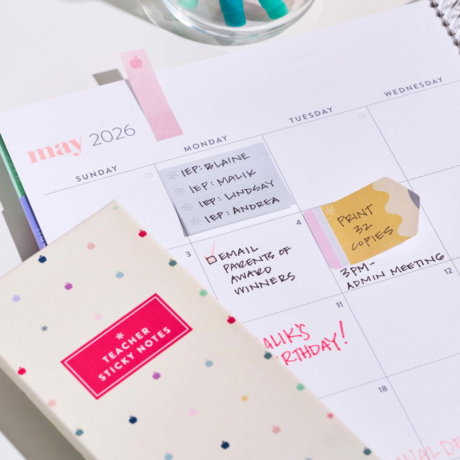 Teacher Sticky Notes Booklet | Erin Conndren