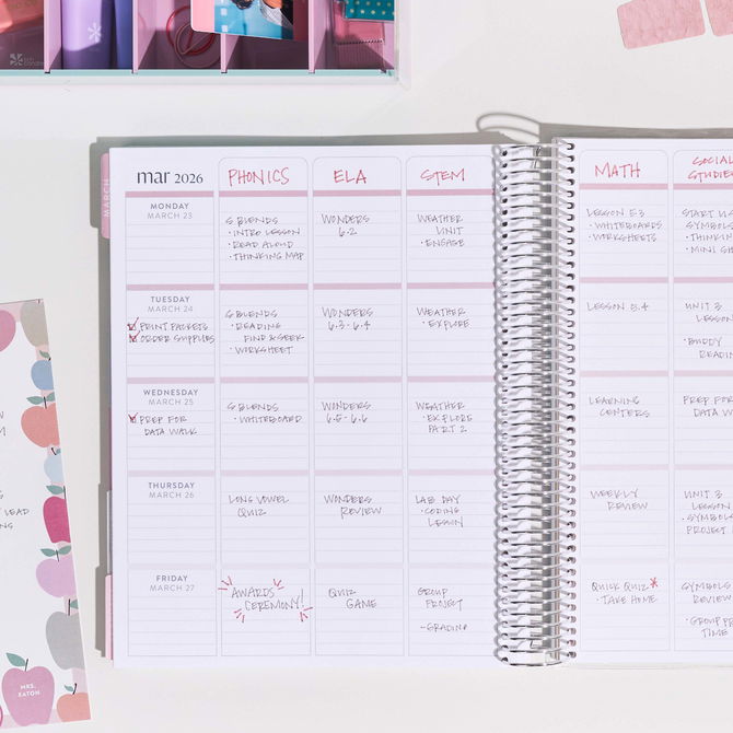 Bouquet Teacher Lesson Planner Bundle | Erin Condren