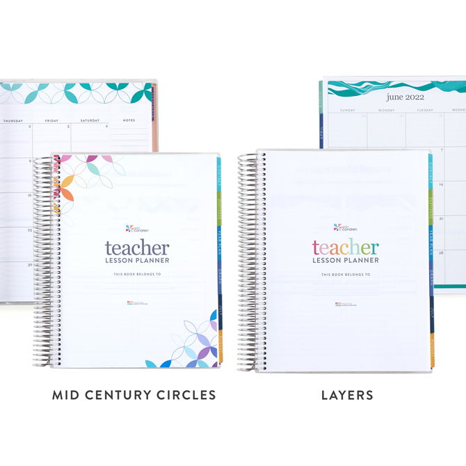 Collage Teacher Planner & Lesson Planner Book | Erin Condren
