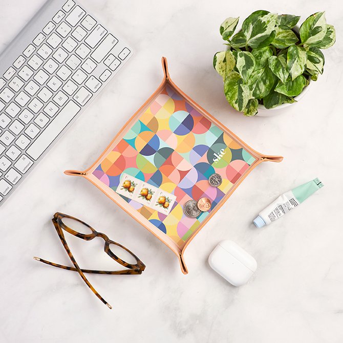 Abstract Circles Large Valet Tray | Erin Condren