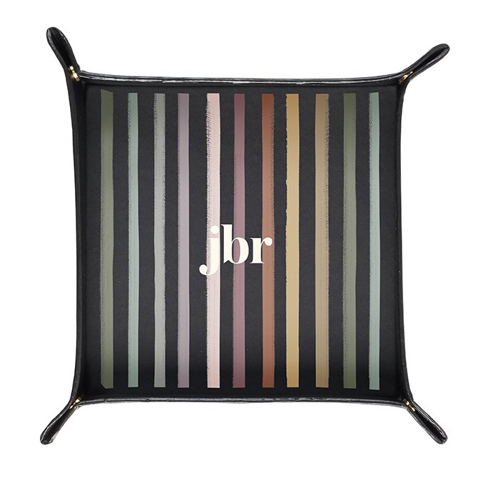 Watercolor Stripes Large Valet Tray | Erin Condren