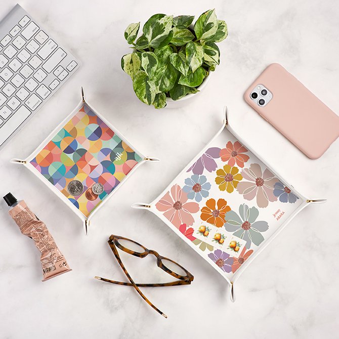 Abstract Circles Small Valet Tray | Erin Condren