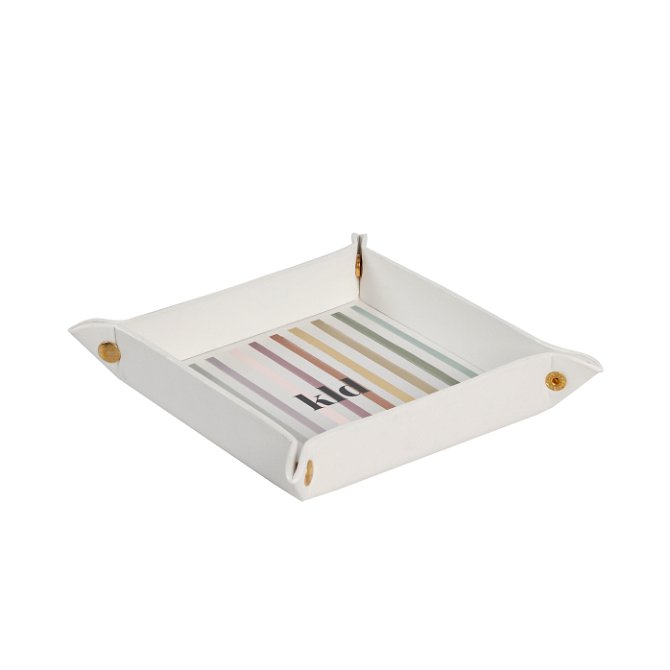 Watercolor Stripes Small Valet Tray | Erin Condren