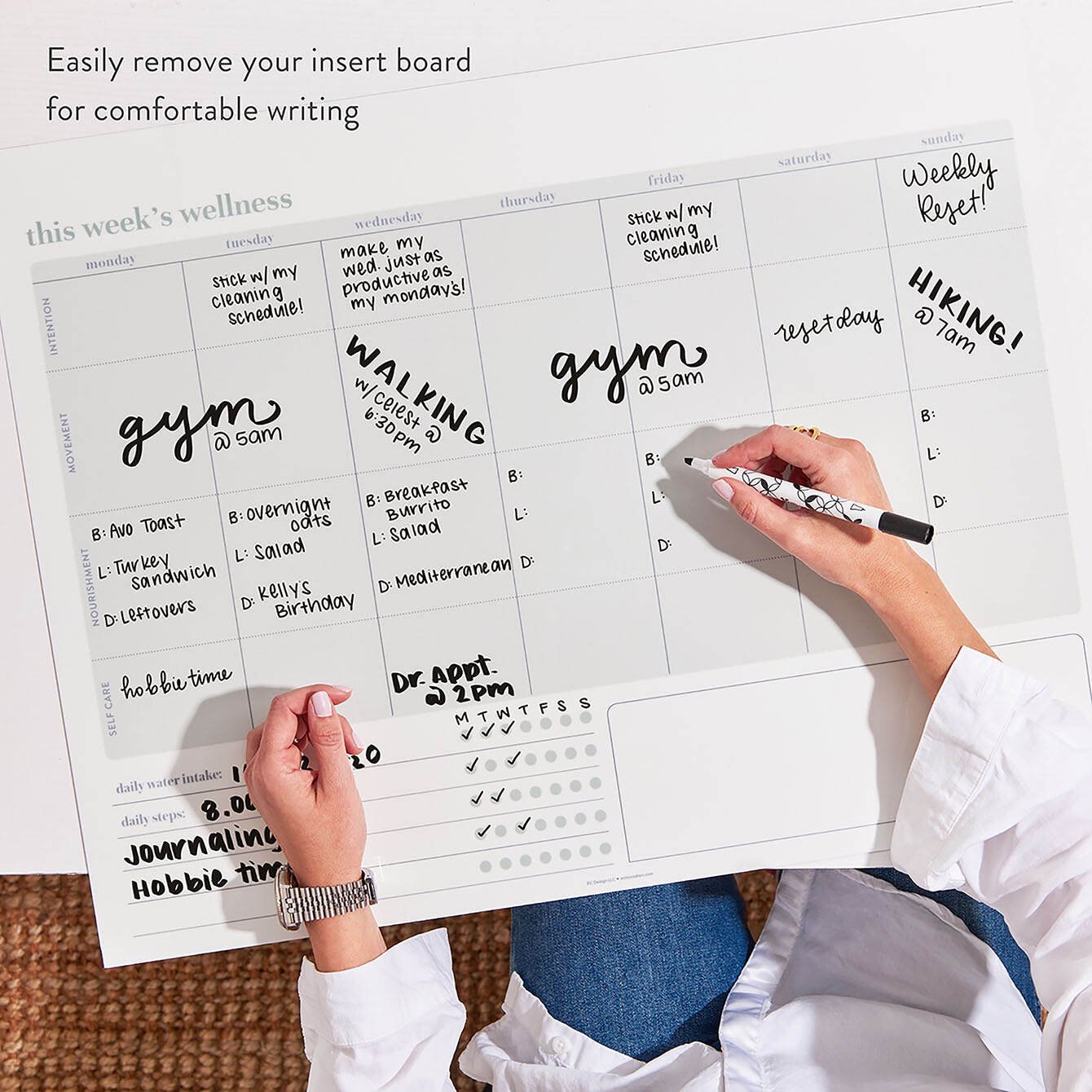 Stylized Neutral Chore Chart & Checklist Wall Organization Center ...