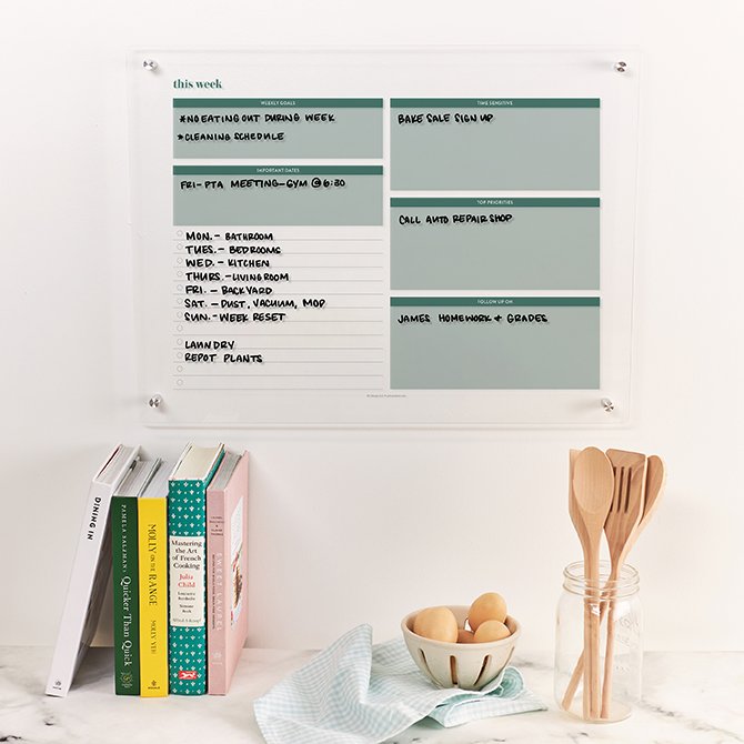 Acrylic Productivity Wall Calendar | Erin Condren