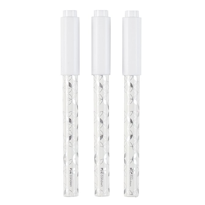White Fine Tip Wet Erase Markers 3-Pack | Erin Condren