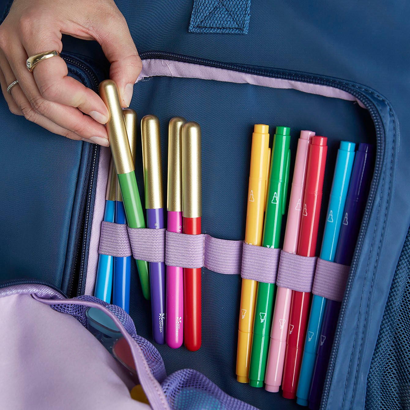 Navy Carryall Compartment Tote | Erin Condren