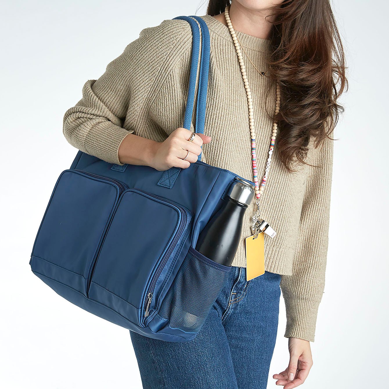 Navy Carryall Compartment Tote | Erin Condren