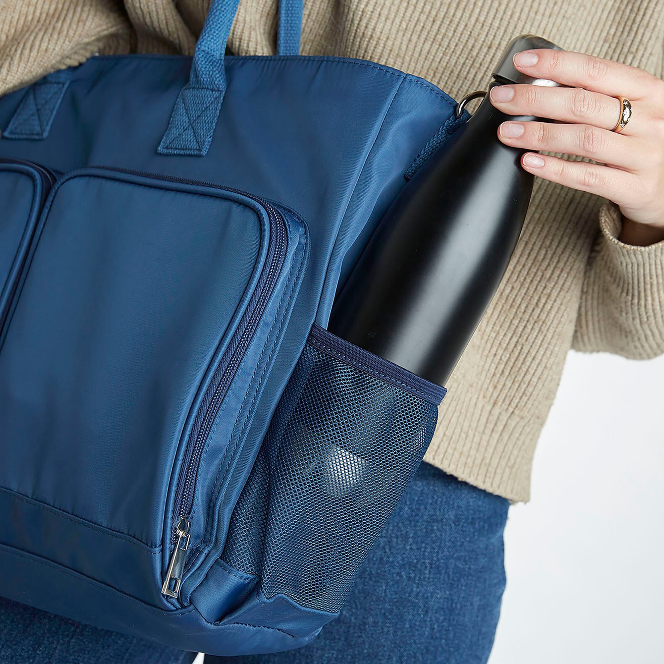 Navy Carryall Compartment Tote | Erin Condren
