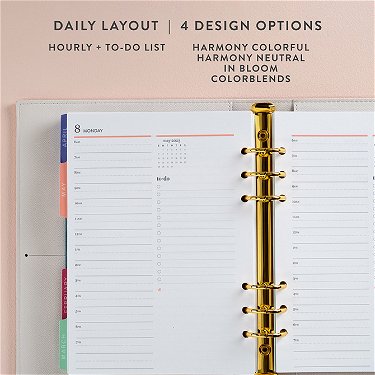 A5 Daily Planning Ring Agenda Inserts | Ring Agenda