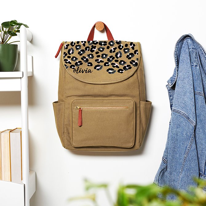 Leopard Custom Backpack | Erin Condren
